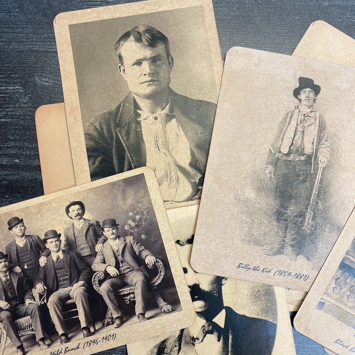 Outlaws Of The Old West Photo Set Billy The Kid Jesse James Bonnie and ...