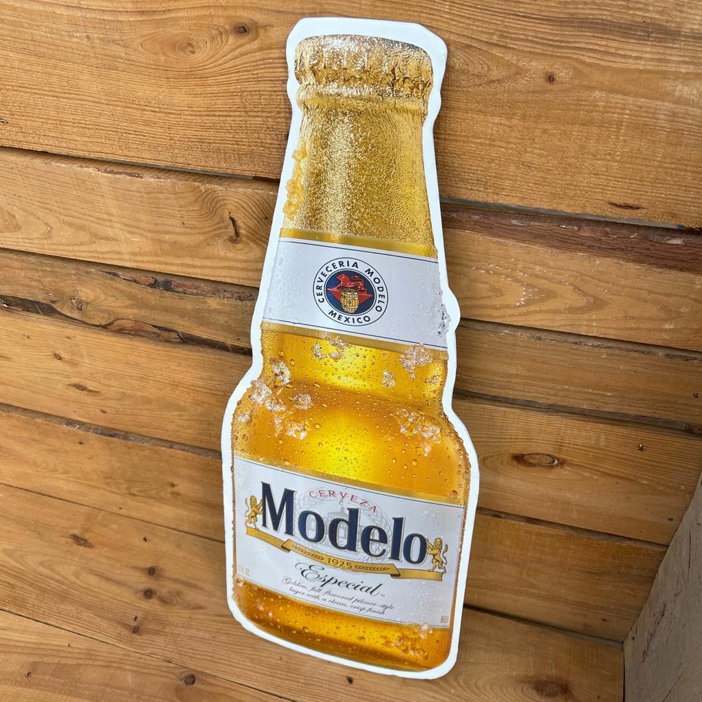 Modelo Bottle Embossed Tin – Big Daddy's Garage