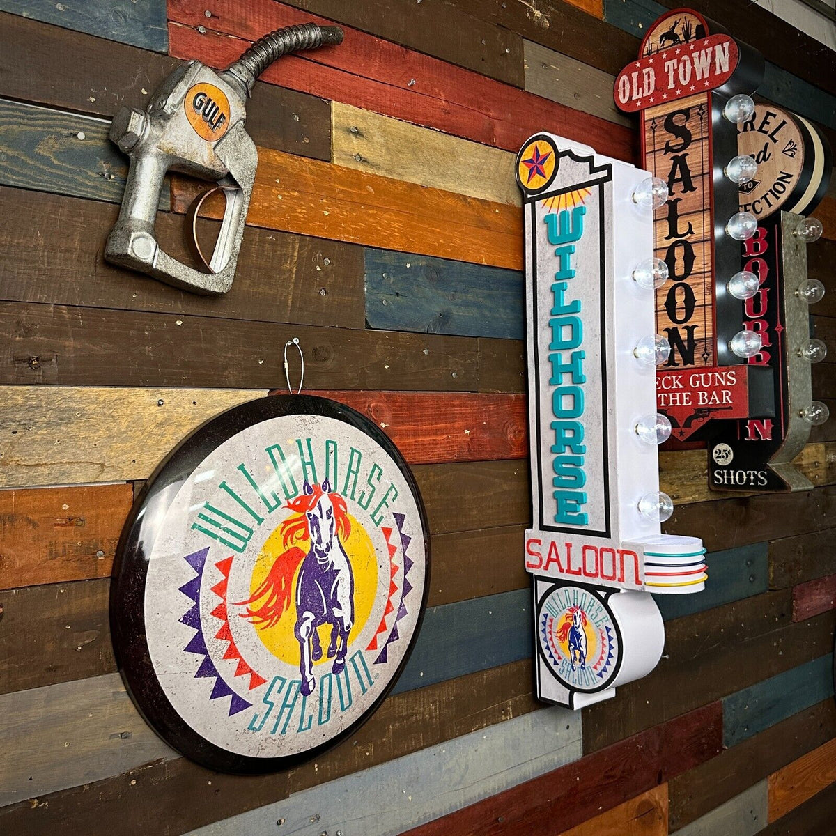 Wildhorse Saloon 16" Round Metal Dome Sign Nashville Country Home Wall ...