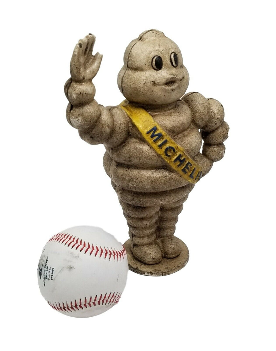 Michelin Man Bank 8" Heavy Cast Iron With Painted Antique Finish – Big ...